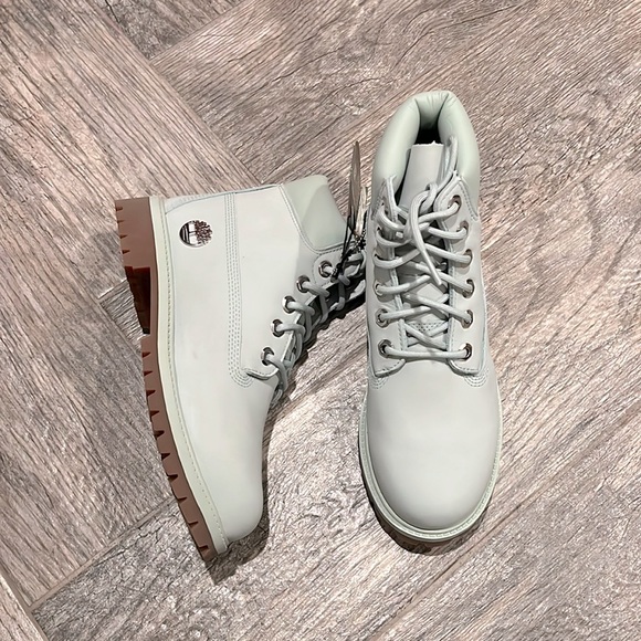 Timberland | Shoes | Timberland 6 Premium Waterproof Boots Light Green ...